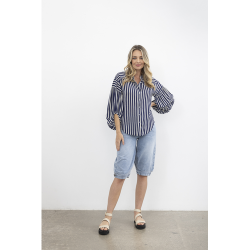 Moss Bronte Stripe Shirt - New Arrivals : The Hive - Moss S25